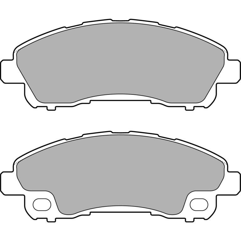Jeu de 4 plaquettes de frein DELPHI LP2716 au meilleur prix - Oscaro