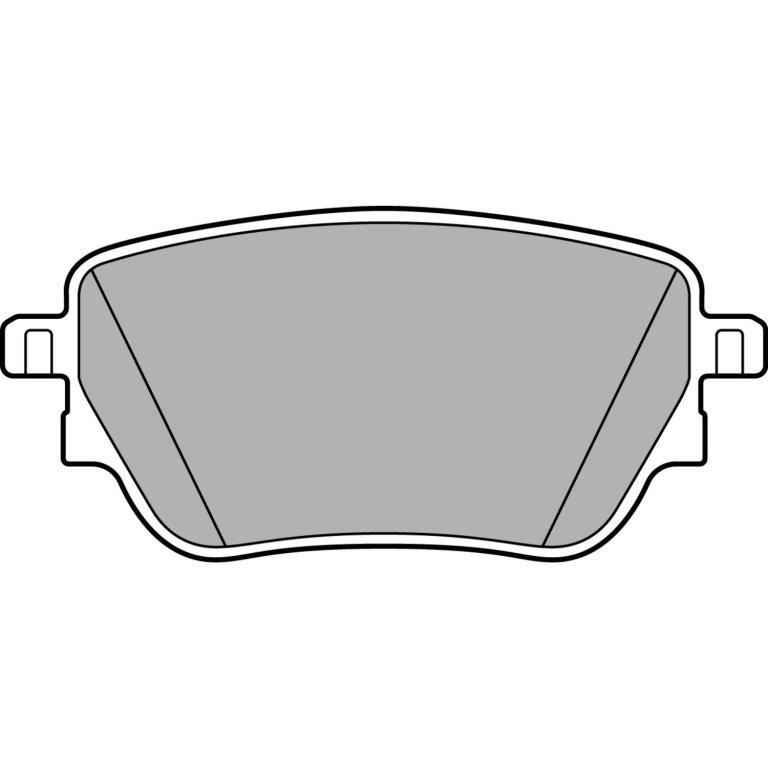 Jogo de 4 pastilhas de travão DELPHI LP3438 ao melhor preço - Oscaro