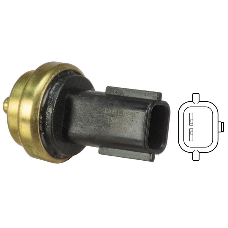 Sensor, temperatura del refrigerante DELPHI TS10458 al mejor precio ...